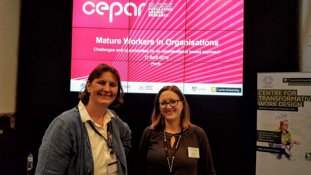 Introduction to CEPAR workshop - Organisations and Mature Workers